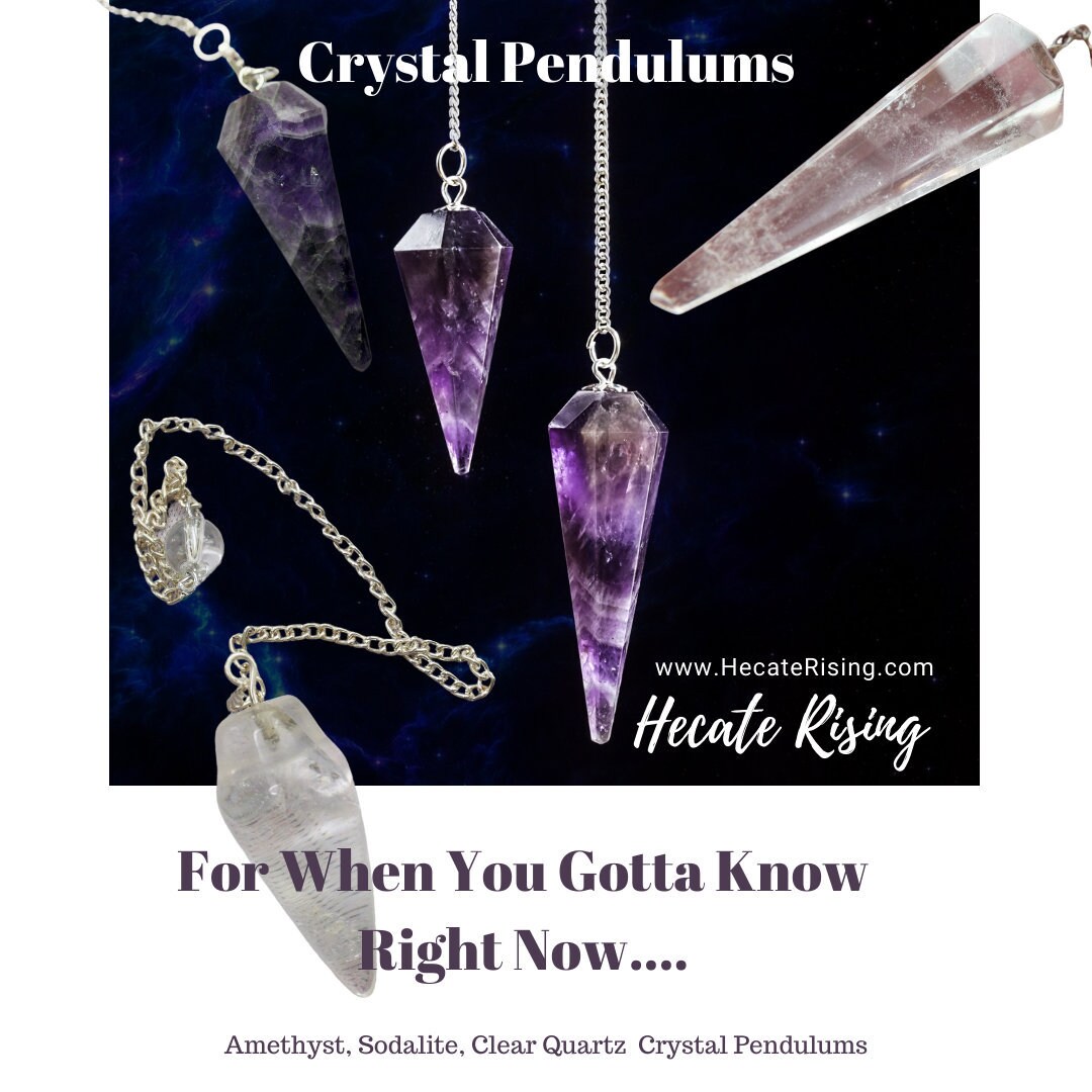 Crystal Chain Pendulums - Etsy