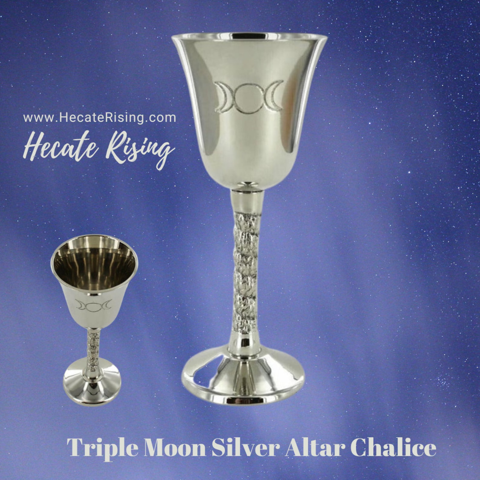 Silver Altar Chalices - Wiccan Chalice - Mini Chalices 4.5" Tall - Etsy