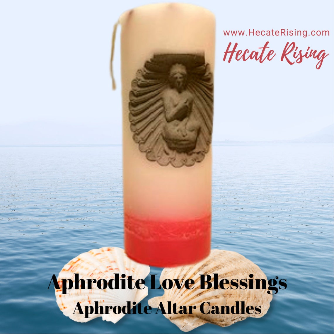 Aphrodite Altar Candles Aphrodite Devotional Altar Candles - Etsy