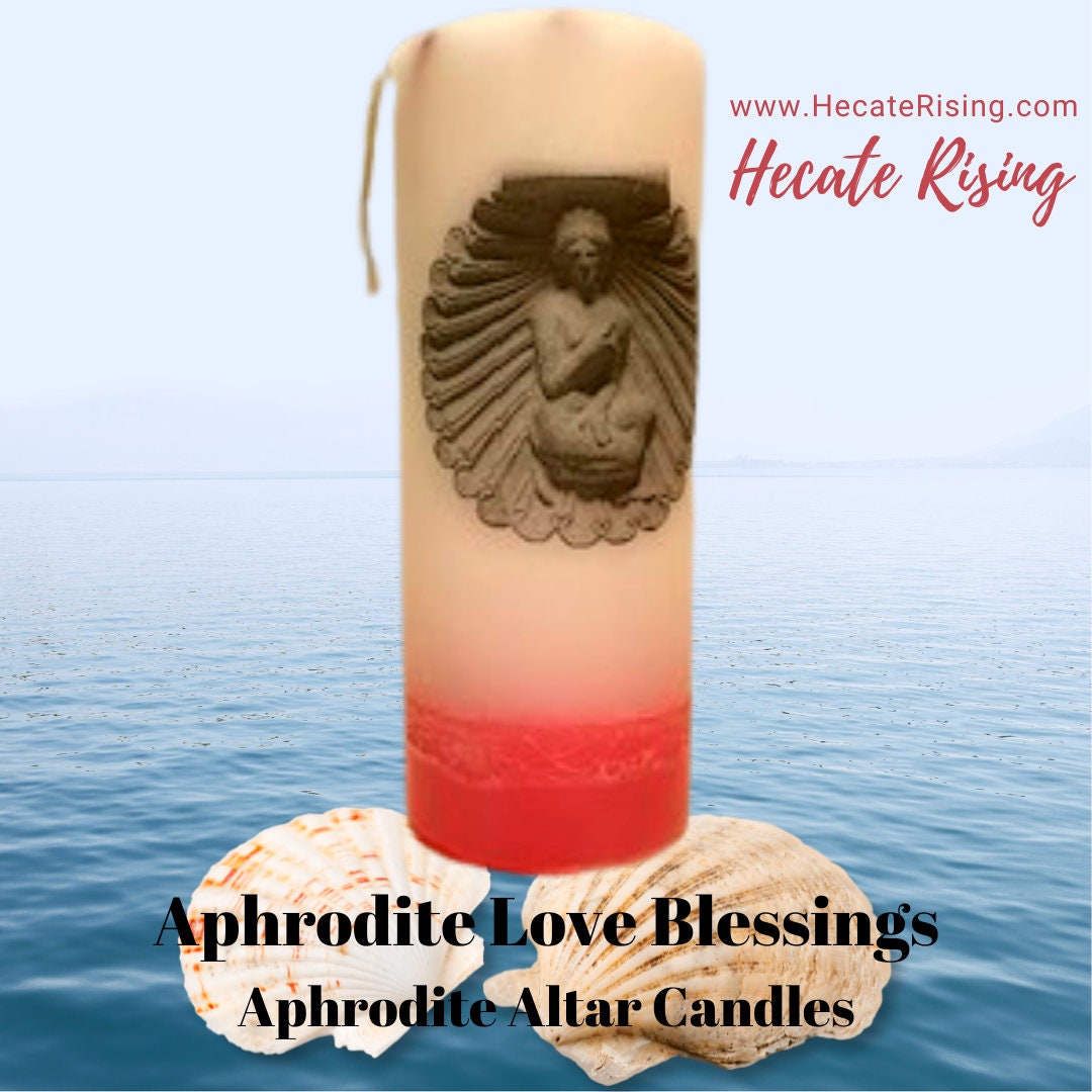 Aphrodite Altar Candles Aphrodite Devotional Altar Candles - Etsy