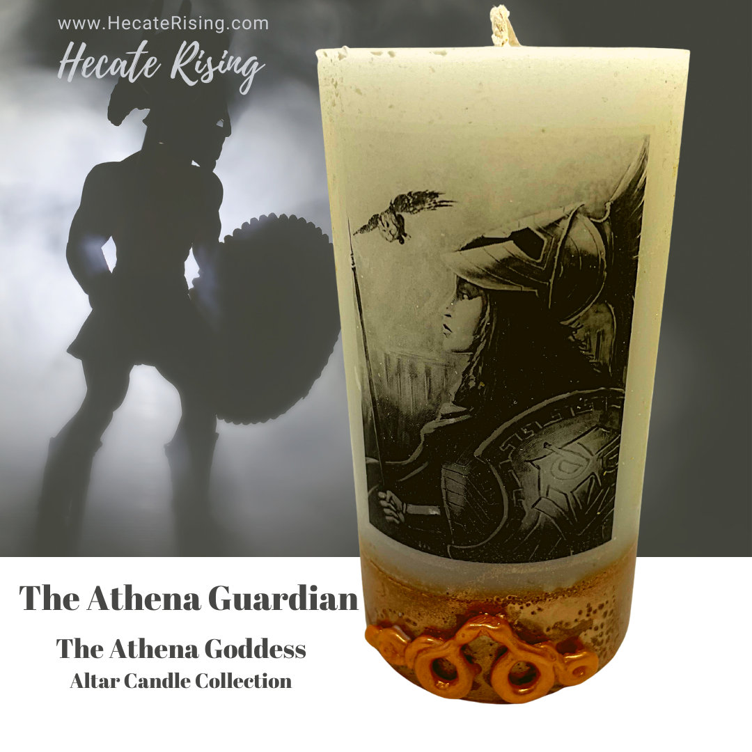 The Athena Goddess Altar Candle Collection Athena Devotee - Etsy
