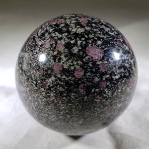 LARGE RUBY in MATRIX Sphere Natural Stone Hand Carved Gemstone Sphere ...