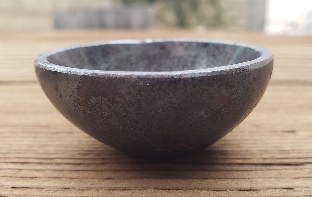 HEMATITE BOWL Natural Stone Hand Carved Gemstone 17 - Etsy