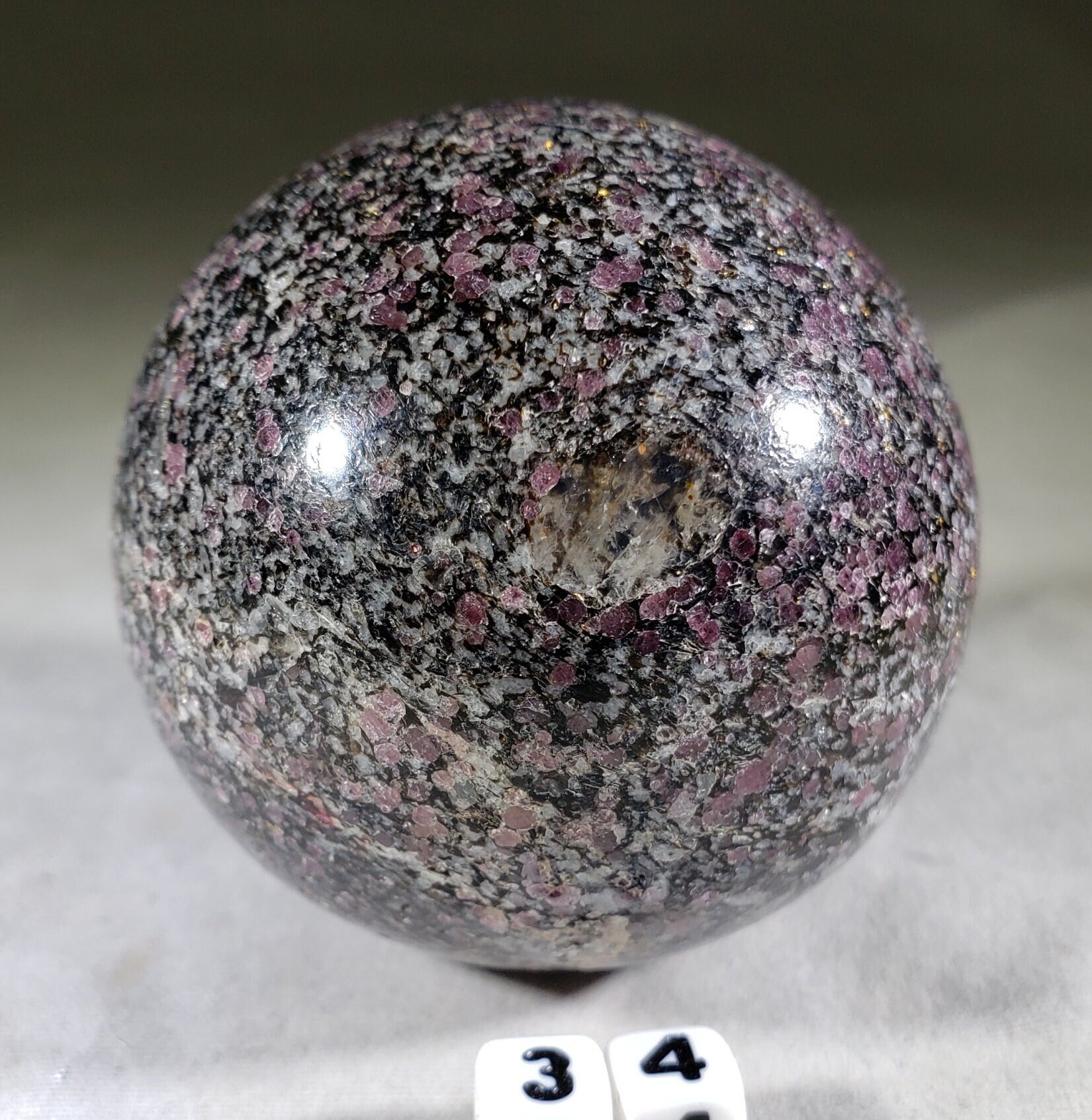 LARGE RUBY in MATRIX Sphere Natural Stone Hand Carved Gemstone - Etsy