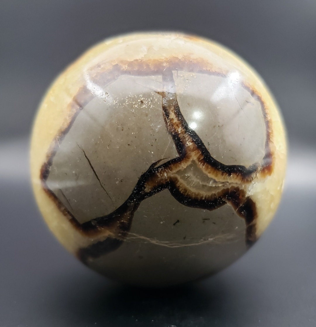 LARGE!!! SEPTARIAN DRAGON Stone Sphere Natural Stone Hand Carved ...