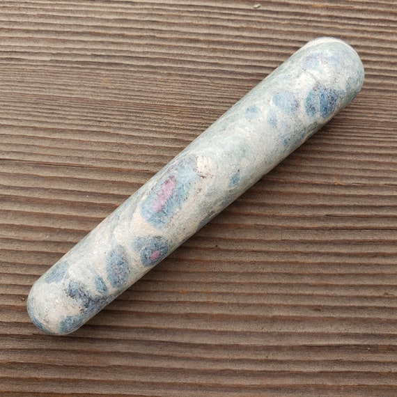 RUBY IN FUCHSITE Smooth Gemstone Wand Stone Crystal Wand 29 - Etsy