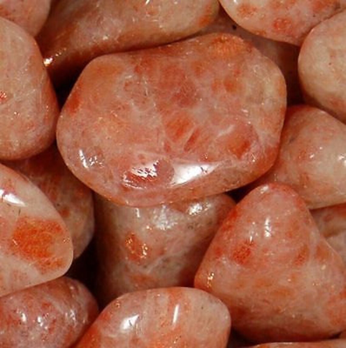 THREE 3 SUNSTONE TUMBLED Stones Medium/large Natural Tumble - Etsy