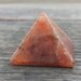 SUNSTONE Natural Medium Gemstone Crystal Pyramid 27-30mm - Etsy