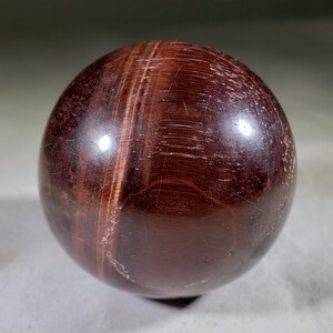 Large RED TIGER EYE Sphere Natural Stone Hand Carved Gemstone Sphere ...