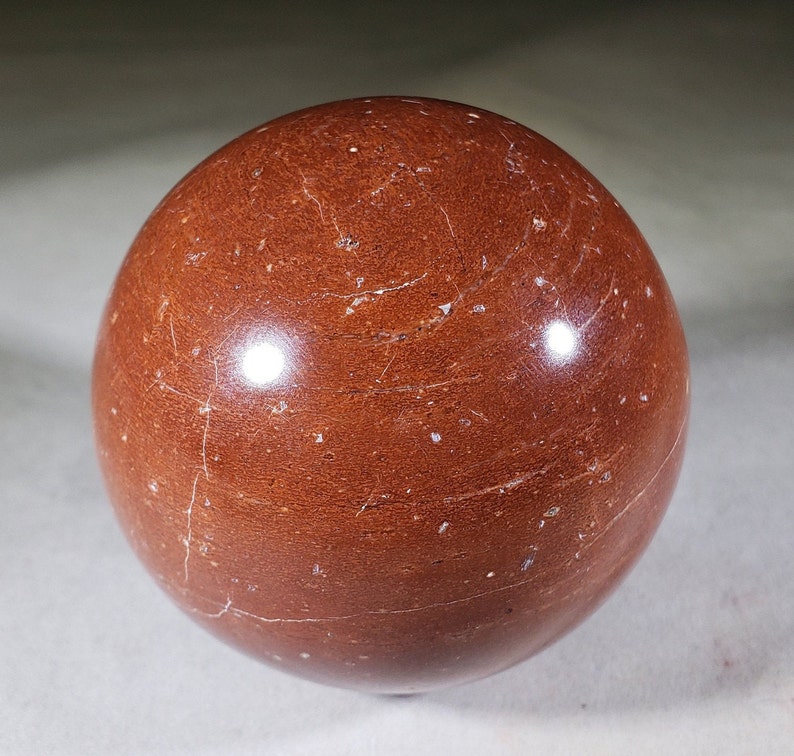 LARGE RED JASPER Sphere Natural Stone Hand Carved Gemstone | Etsy