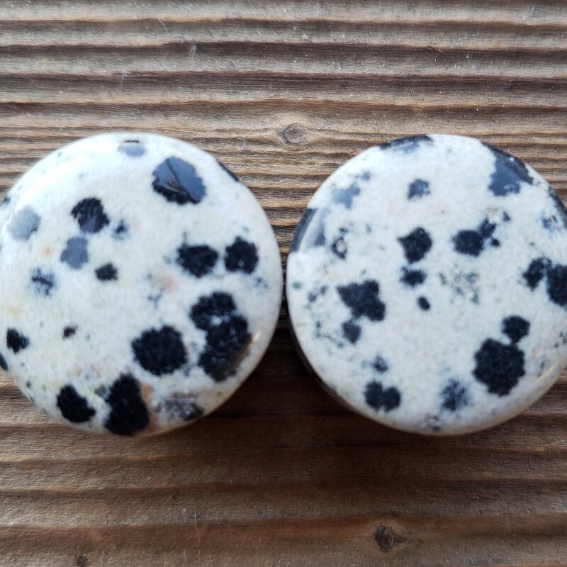 White Jasper Gauges - Etsy UK