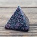 RUBY IN MATRIX Natural Small Gemstone Crystal Pyramid 20-22 - Etsy