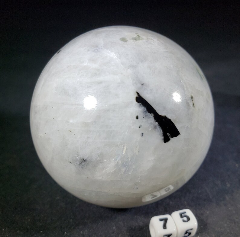 LARGE RAINBOW MOONSTONE Sphere Natural Stone Hand Carved | Etsy