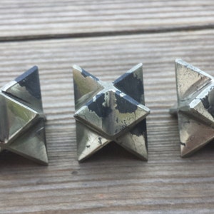 GEMSTONE MERKABA STAR Natural Pyrite (one) - Etsy