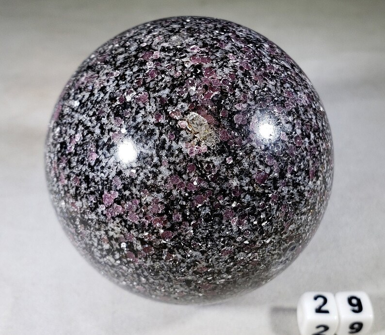 LARGE RUBY In MATRIX Sphere Natural Stone Hand Carved Gemstone | Etsy