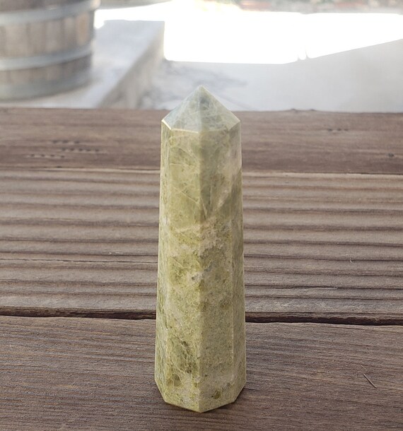 VASONITE Faceted Gemstone Obelisk crystal obelisk 11 | Etsy