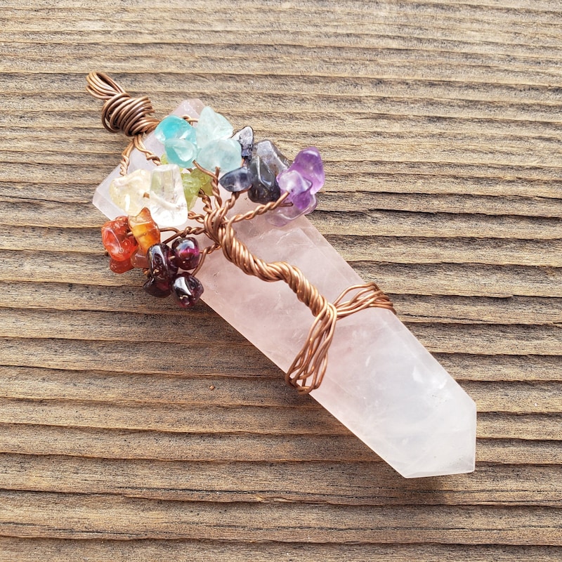 Flat Copper Rose Pendant - Etsy