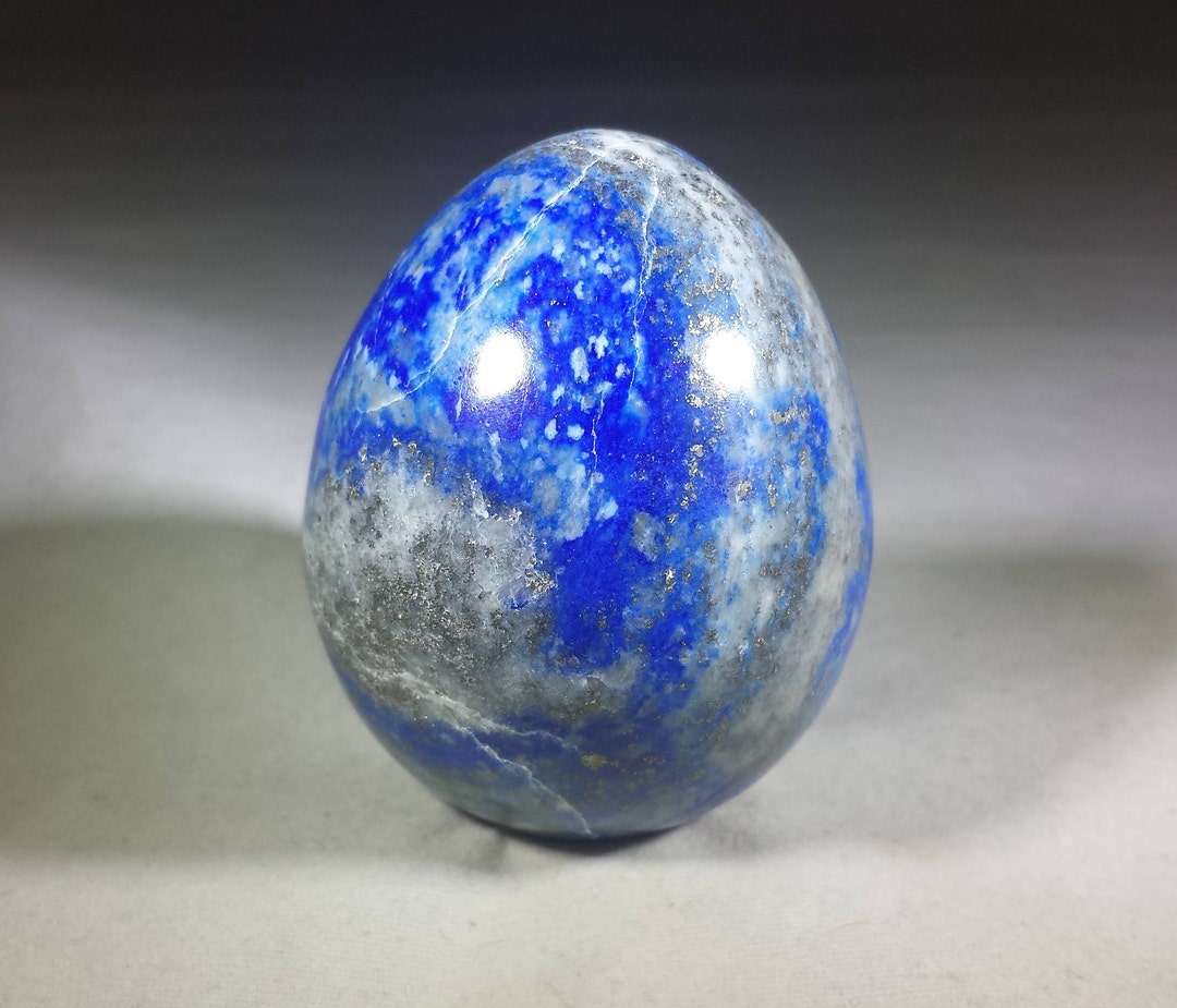 LAPIS LAZULI EGG Natural Stone Hand Carved Gemstone Egg - Etsy