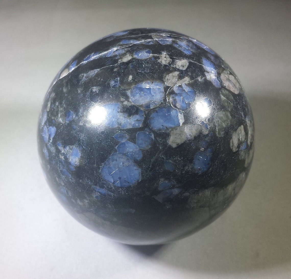 LARGE RHYOLITE Sphere Natural Stone Hand Carved Gemstone - Etsy