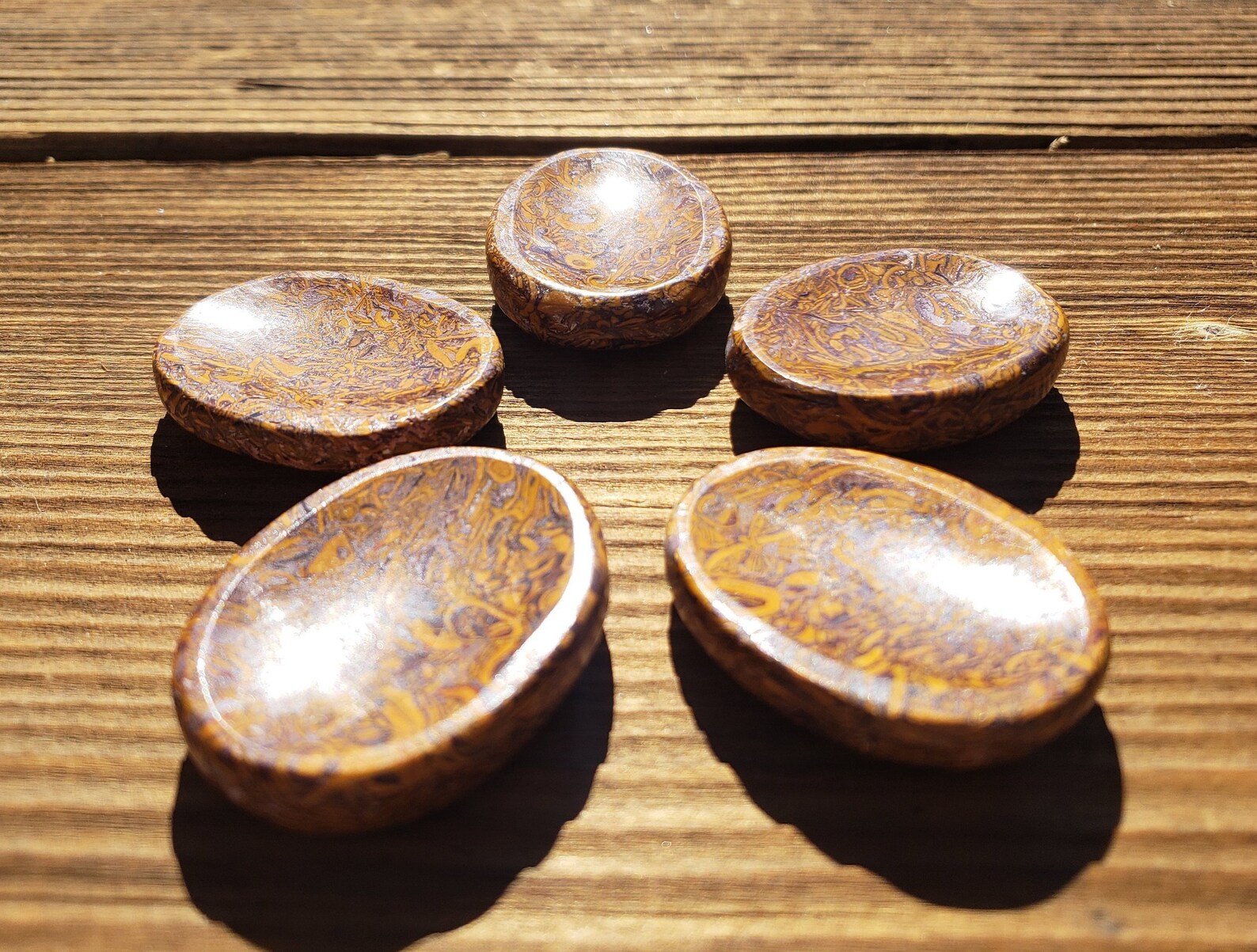 CALLIGRAPHY STONE Worry Stone Natural Stone Hand Carved | Etsy