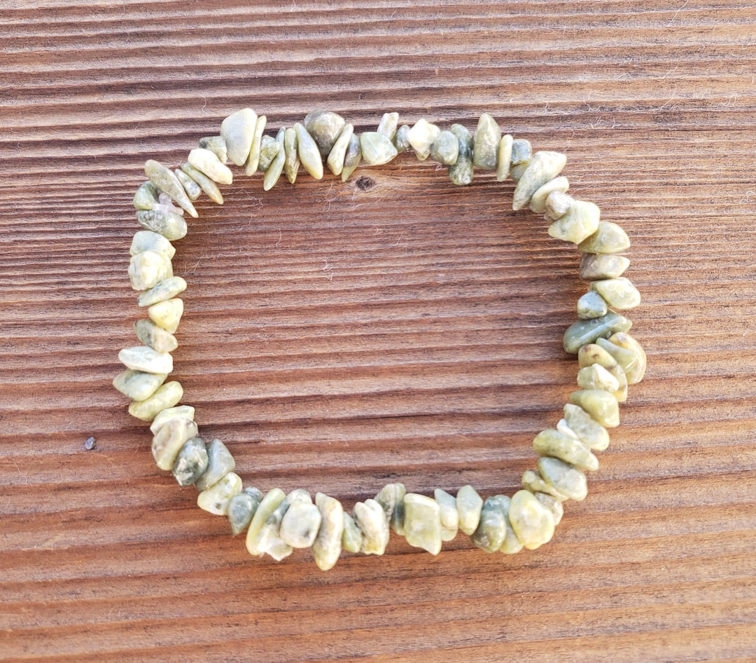 VASONITE Natural Stone Gemstone Stretchy Chip Bracelet - Etsy