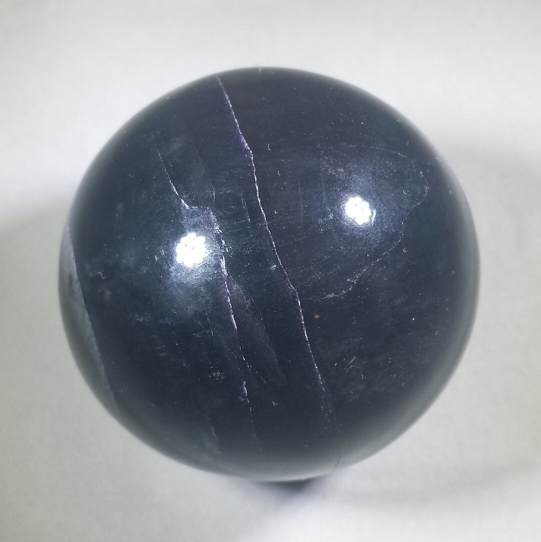 LARGE FLUORITE Sphere Natural Stone Hand Carved Gemstone Sphere 48mm[16 ...