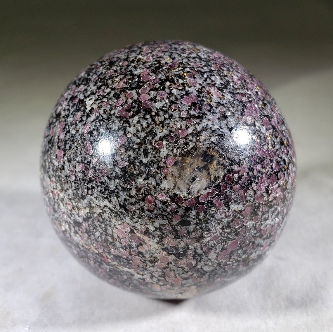 LARGE RUBY in MATRIX Sphere Natural Stone Hand Carved Gemstone - Etsy