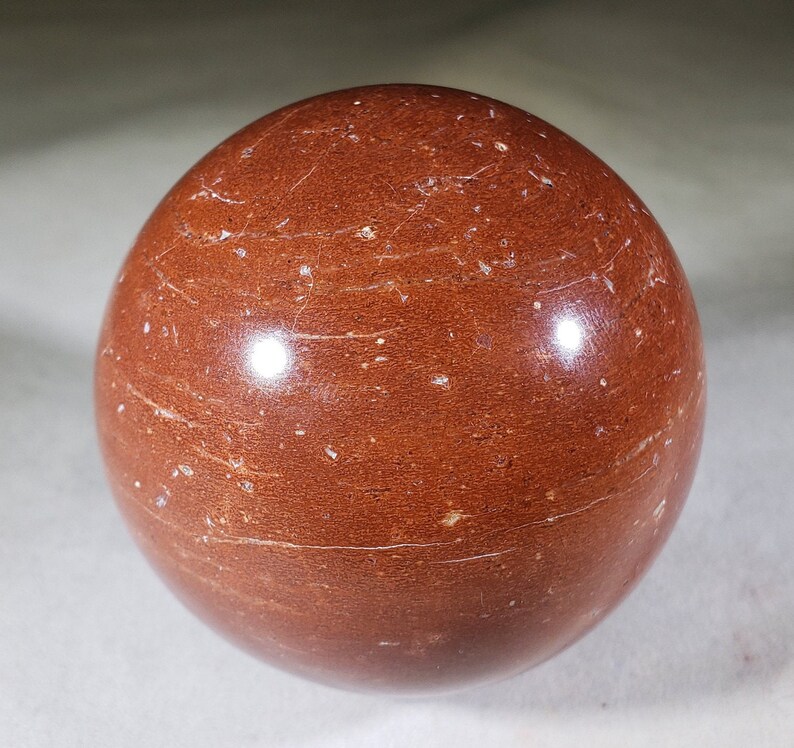 LARGE RED JASPER Sphere Natural Stone Hand Carved Gemstone | Etsy