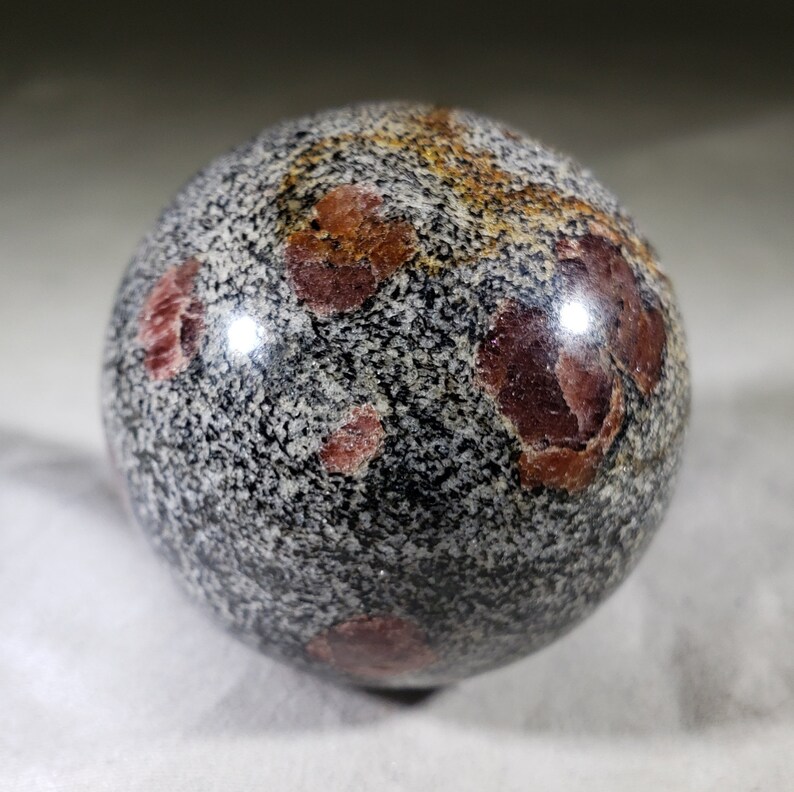 LARGE RUBY in MATRIX Sphere Natural Stone Hand Carved Gemstone | Etsy