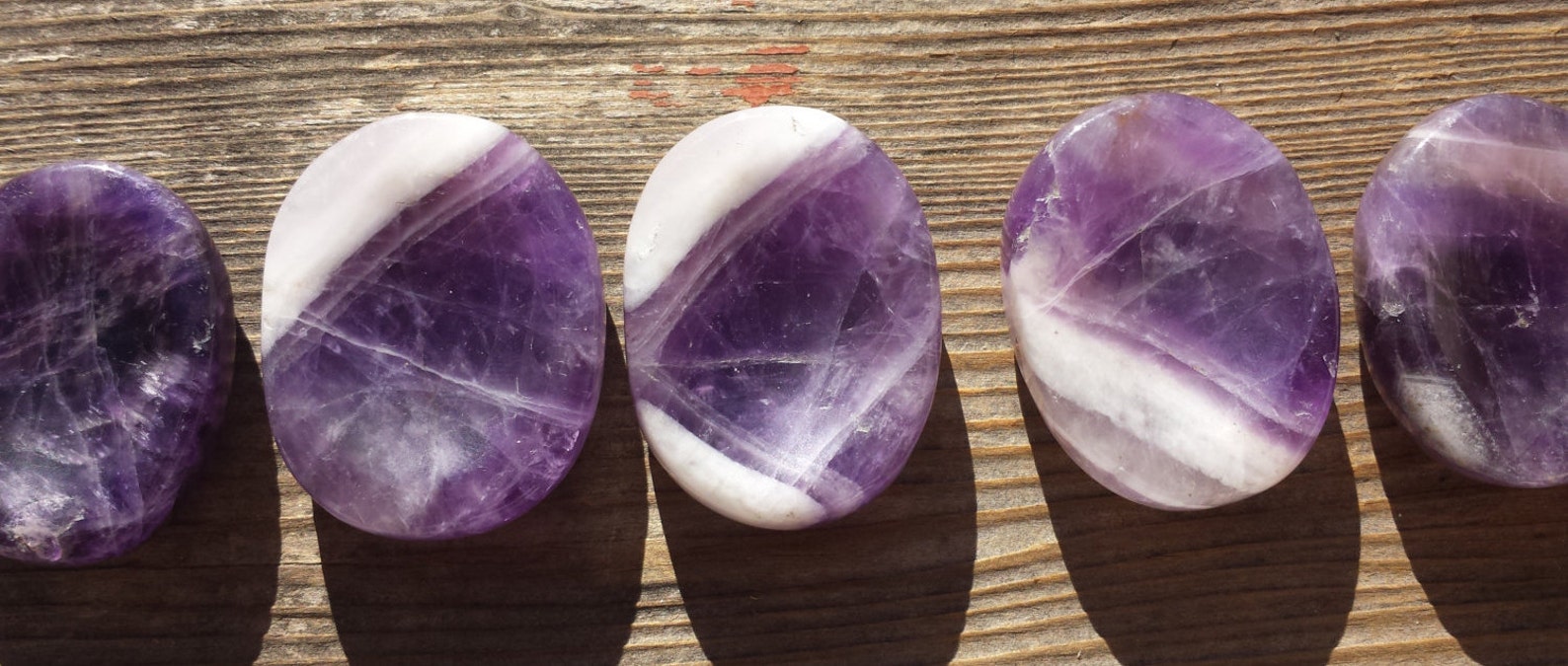 AMETHYST Worry Stone Natural Stone Hand Carved Gemstone Worry - Etsy