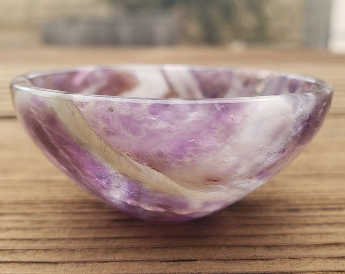 AMETHYST BOWL Natural Stone Hand Carved Gemstone Bowl 4 - Etsy