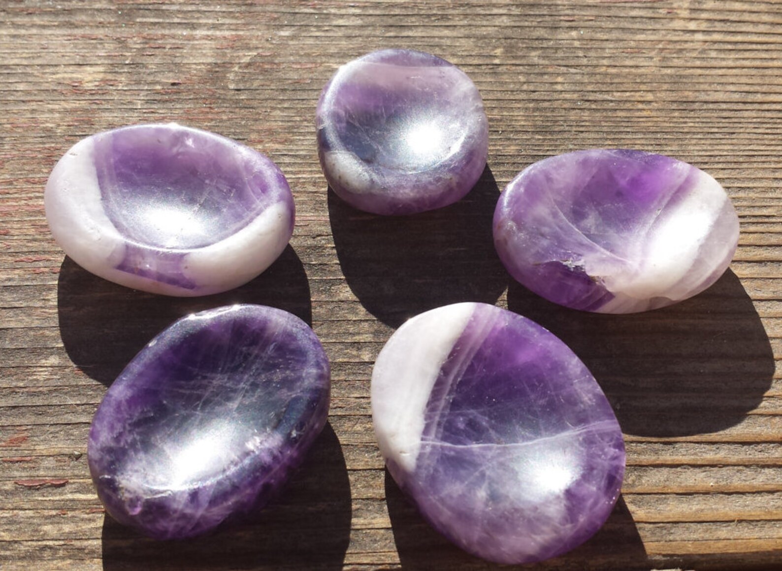 AMETHYST Worry Stone Natural Stone Hand Carved Gemstone Worry - Etsy