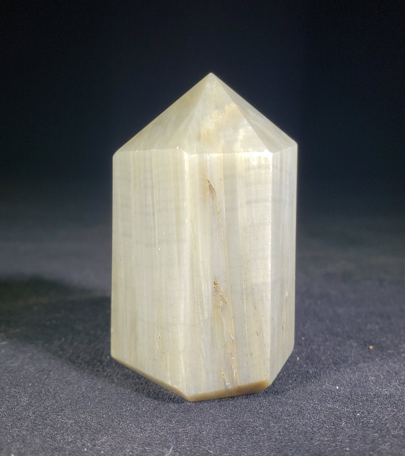 NATURAL CHRYSOBERYL Carved Faceted Point Gemstone Crystal Point - Etsy