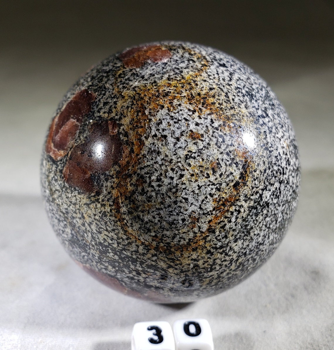 LARGE RUBY In MATRIX Sphere Natural Stone Hand Carved Gemstone | Etsy