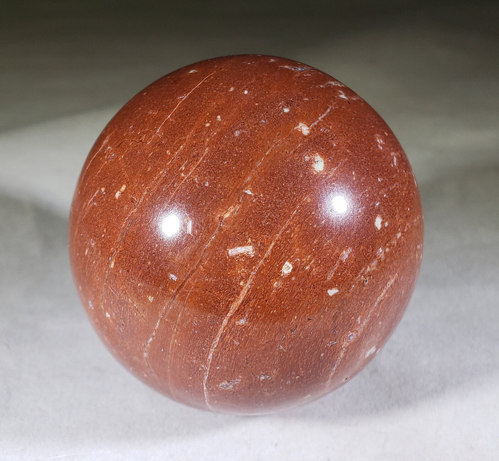 LARGE RED JASPER Sphere Natural Stone Hand Carved Gemstone | Etsy
