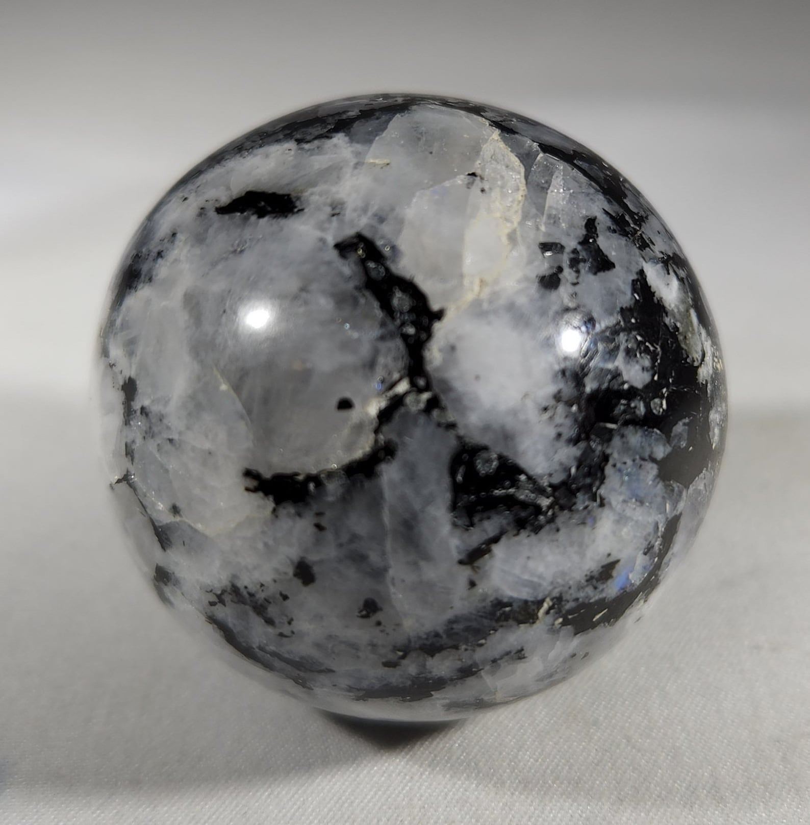 LARGE RAINBOW MOONSTONE Sphere Natural Stone Hand Carved - Etsy