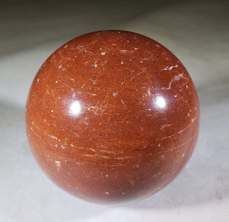 LARGE RED JASPER Sphere Natural Stone Hand Carved Gemstone | Etsy