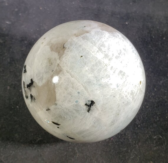 LARGE RAINBOW MOONSTONE Sphere Natural Stone Hand Carved | Etsy