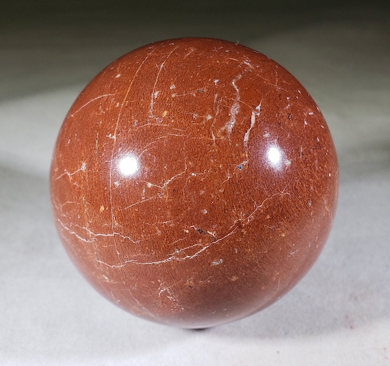 LARGE RED JASPER Sphere Natural Stone Hand Carved Gemstone | Etsy