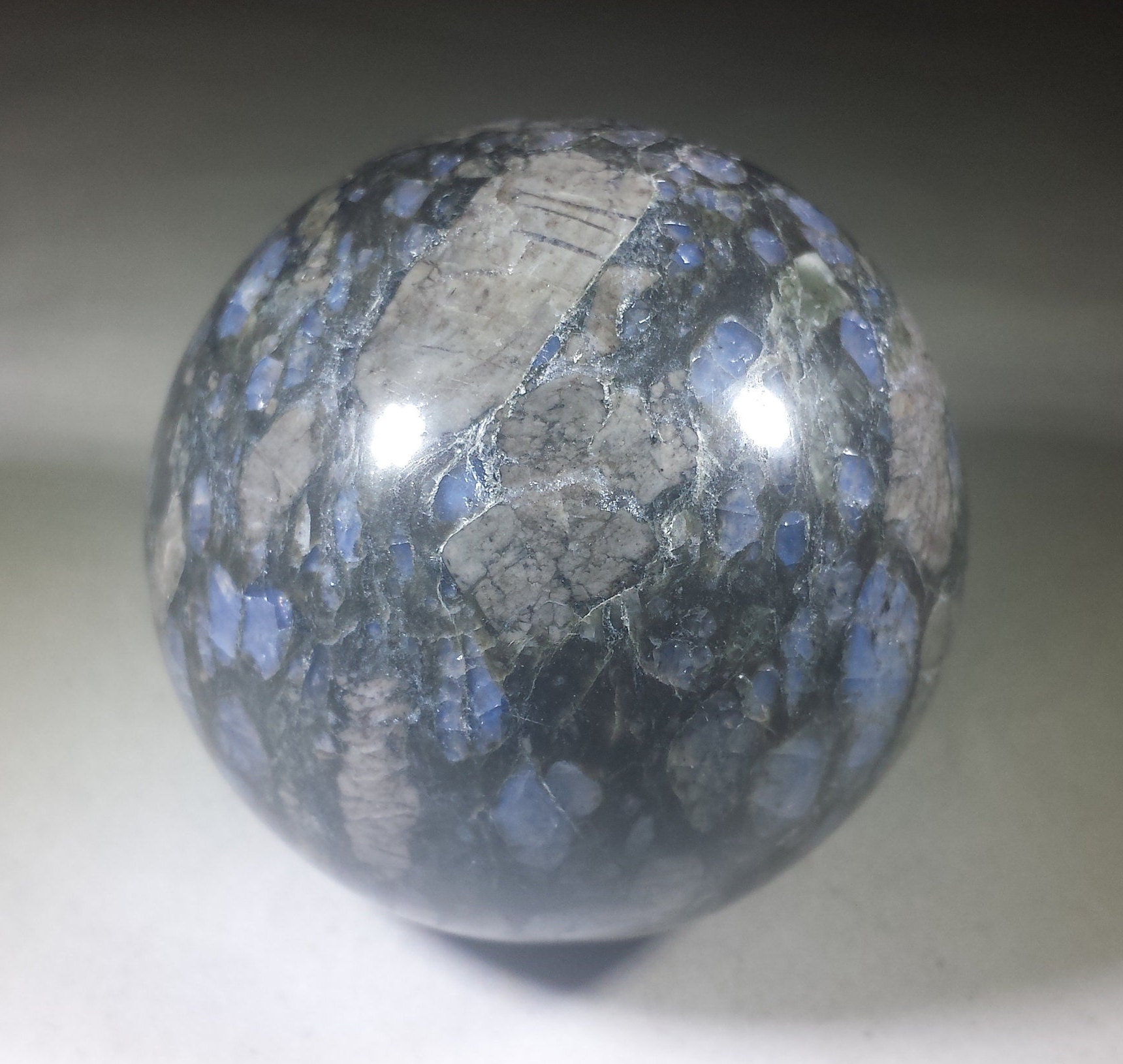 LARGE RHYOLITE Sphere Natural Stone Hand Carved Gemstone | Etsy