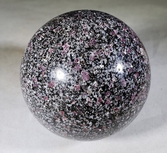 LARGE RUBY In MATRIX Sphere Natural Stone Hand Carved Gemstone | Etsy