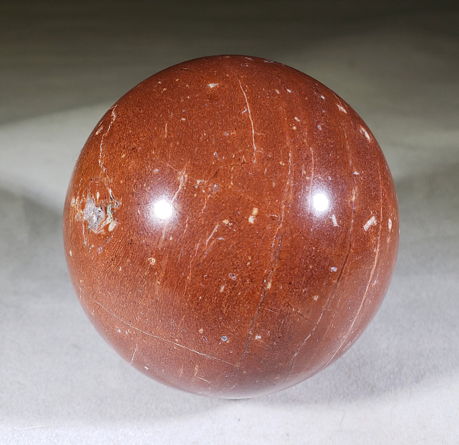 LARGE RED JASPER Sphere Natural Stone Hand Carved Gemstone | Etsy