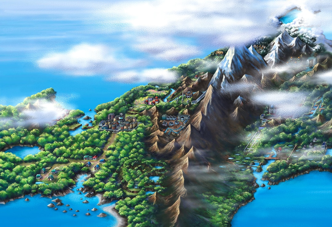 Pokemon Sinnoh Region - Etsy