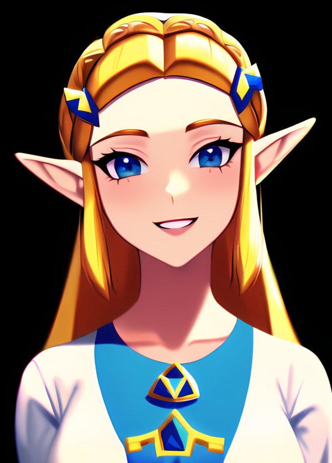 Princess Zelda Portrait - Etsy