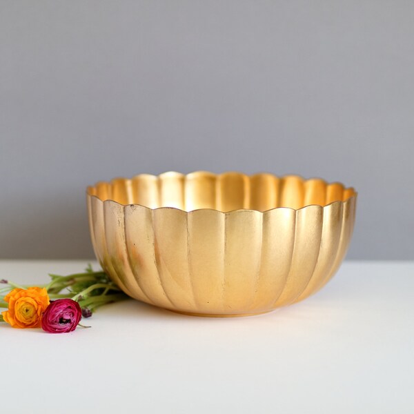 Gold Bowl - Etsy