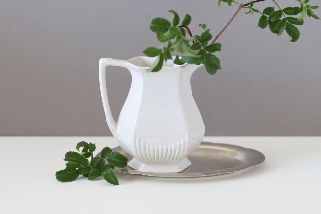 Adams & Sons Ironstone Pitcher 6 - Etsy