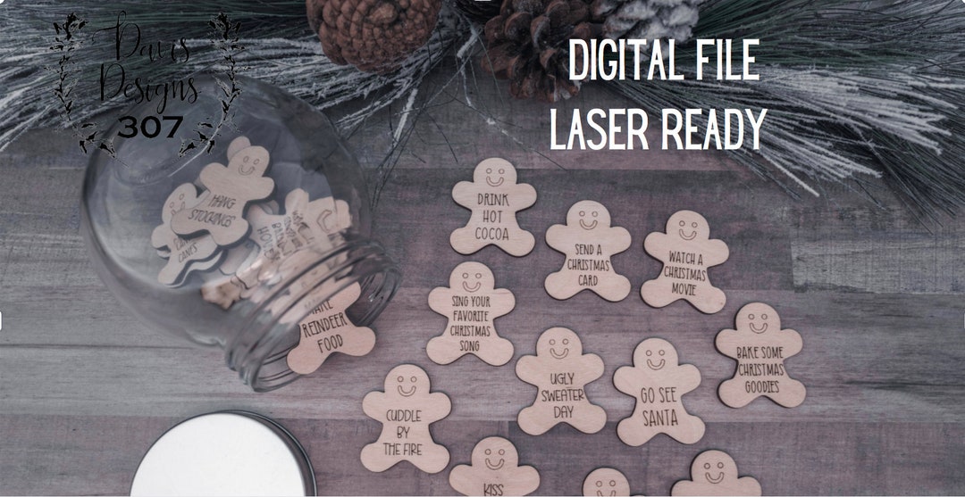 Digital File Gingerbread Christmas Cookie Activity - Etsy