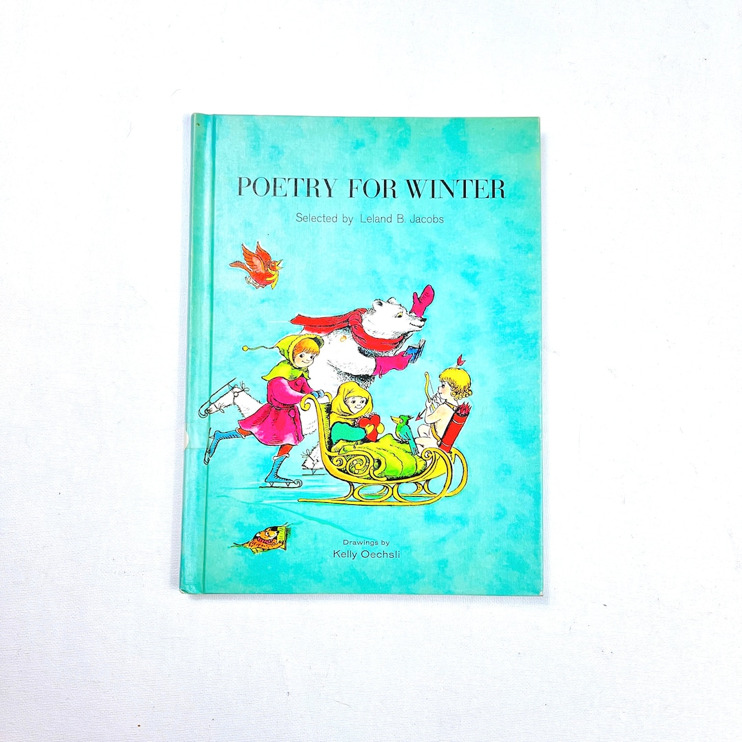 Poetry for Winter, Vintage 1969 Illustrated Poem Book, Hardcover Poems ...