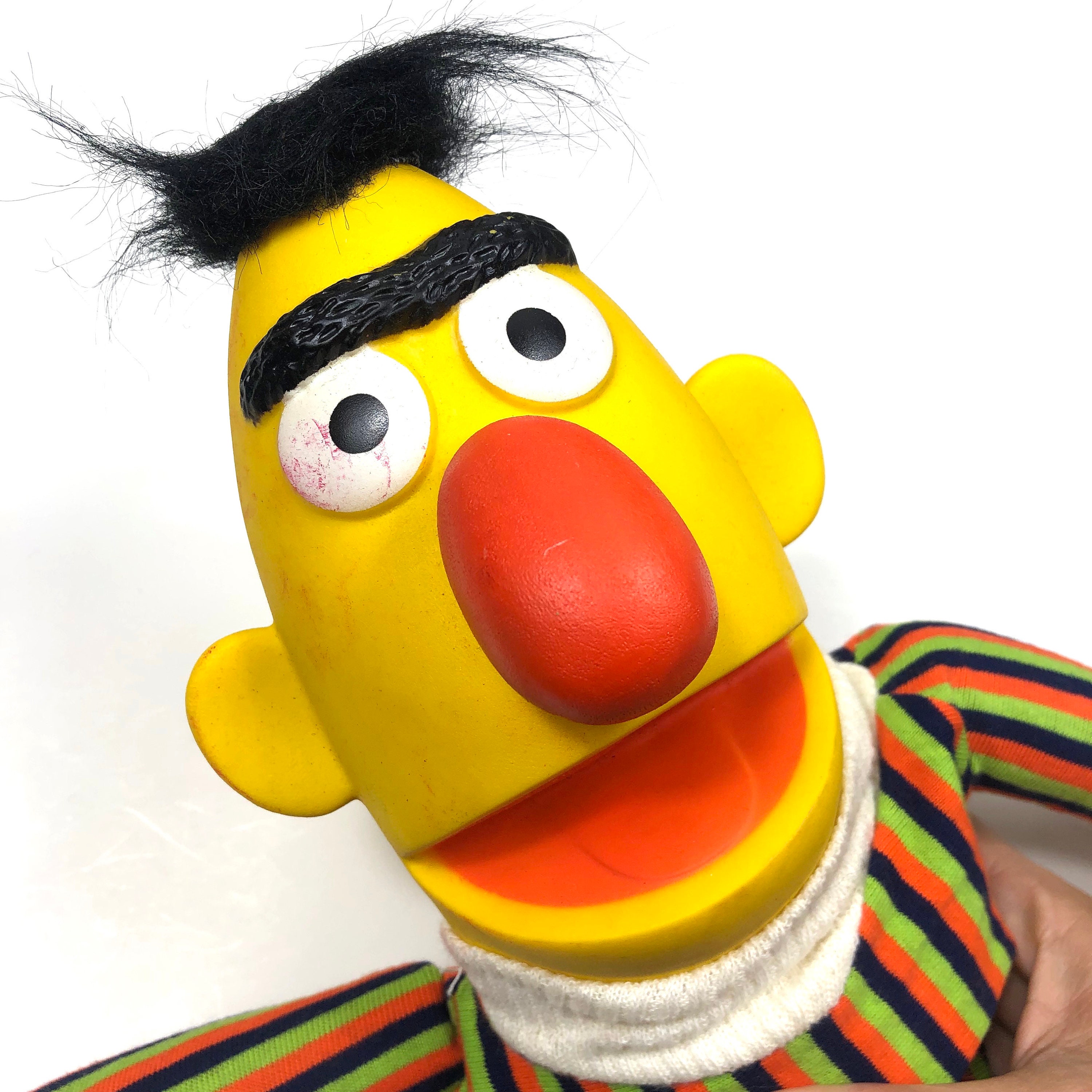 Sesame Street Bert Muppet Hand Puppet, 1970s Bert Puppet,, 56% OFF