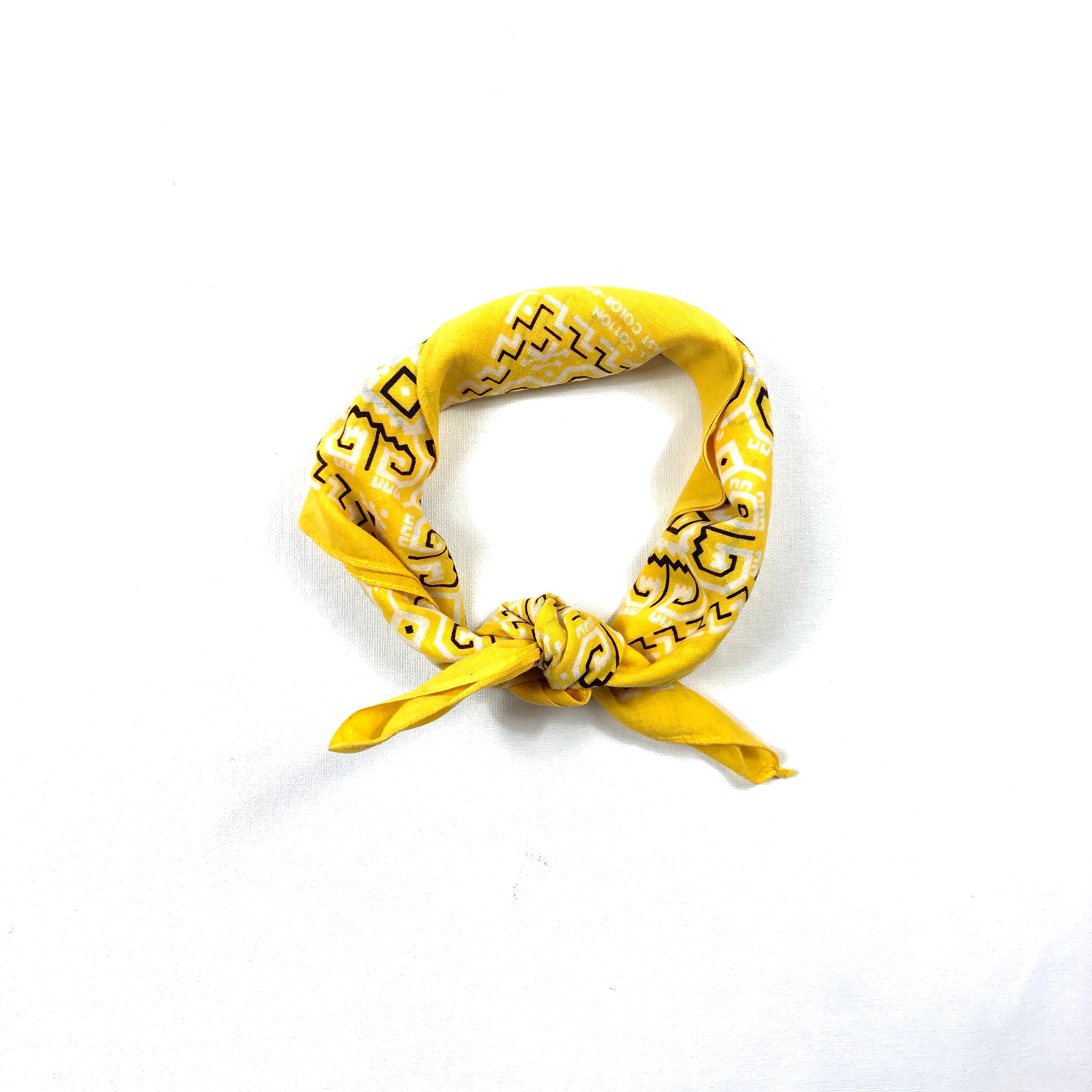 Yellow Solid Bandana